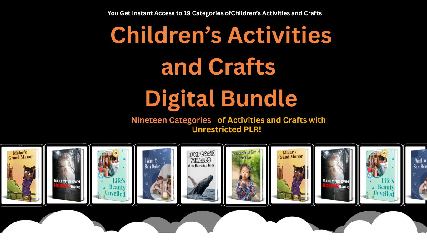 Children's Activities and Crafts Bundle Index